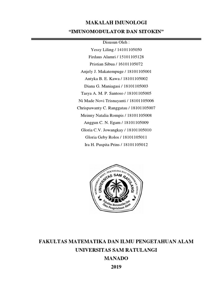 Imunomodulator dan Sitokin dalam Imunologi | PDF