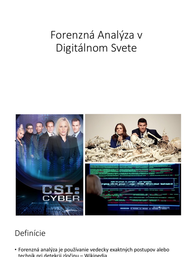 Forensic Analysis in A Digital World | PDF