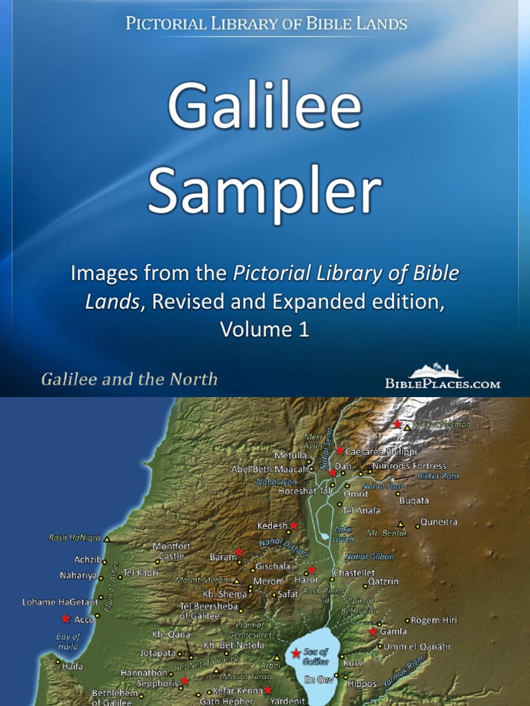 Galilee Sampler: Images From The Pictorial Library of Bible | PDF ...