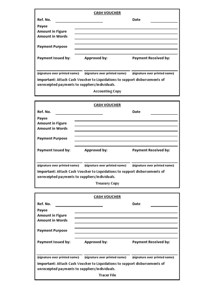 Documentation of Cash Payments and Approval Signatures | PDF