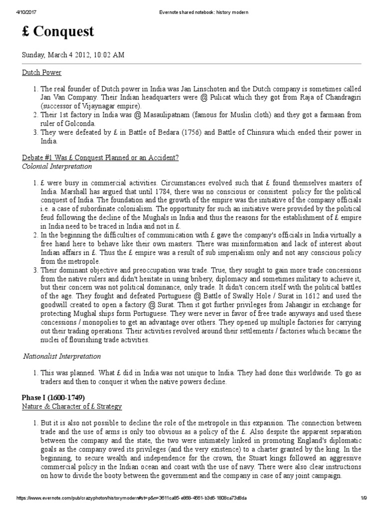 British Conquest of India-1 | PDF