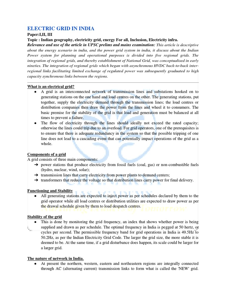 Electrical Grid | PDF | Electrical Grid | Electric Power Transmission
