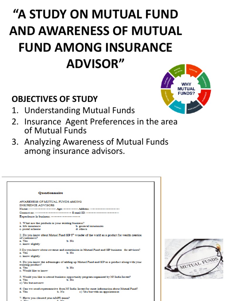 A Study On Mutual Fund and Awareness of Mutual Fund Among Insurance ...