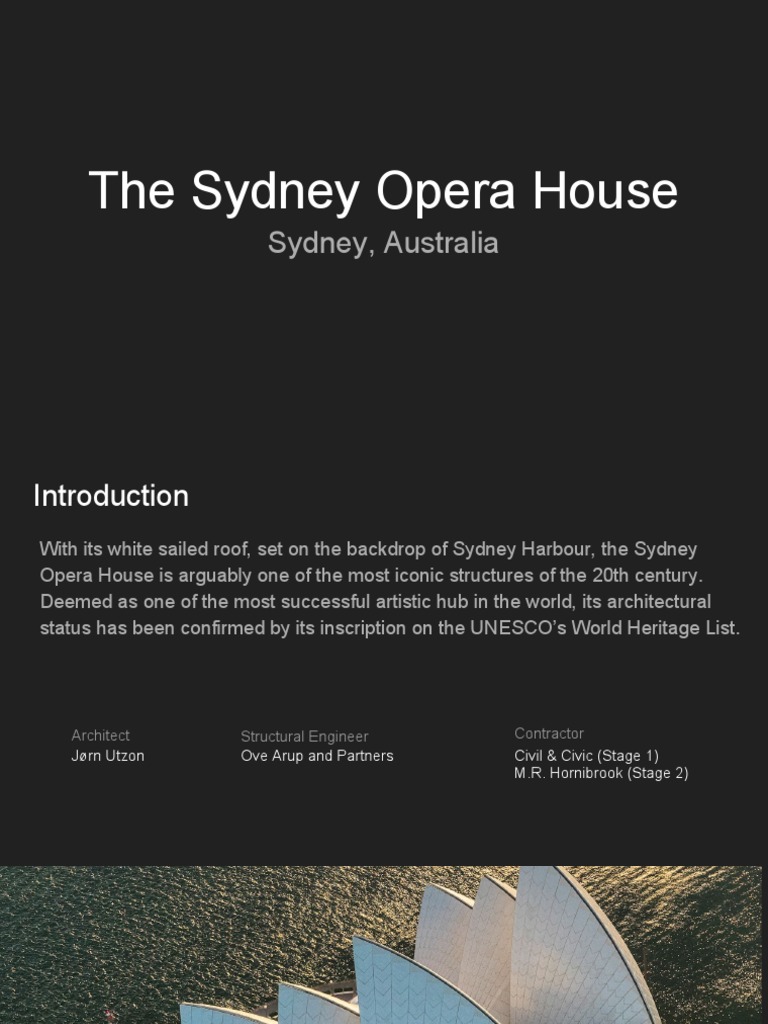 Sydney Opera House | PDF | Prestressed Concrete | Composite Material