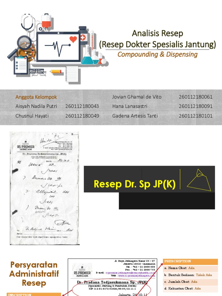 Resep Obat Jantung ISDN dan Lainnya | PDF