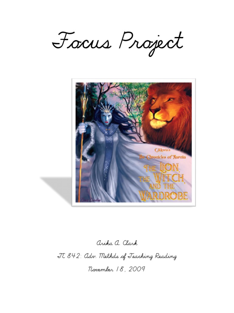 The Lion Witch and Wardrobe Unit Plan | PDF | The Chronicles Of Narnia ...