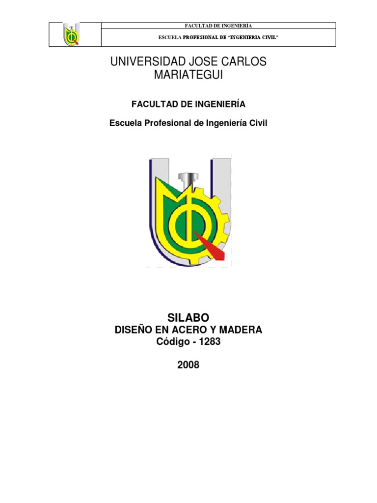 Silabo Metal y Madera Abs | PDF | Pandeo | Doblar