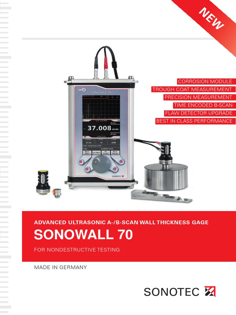 The SONOWALL 70: A Powerful and Versatile Ultrasonic Wall Thickness ...