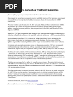 CDC 2025 STI Treatment Guidelines Summary | PDF