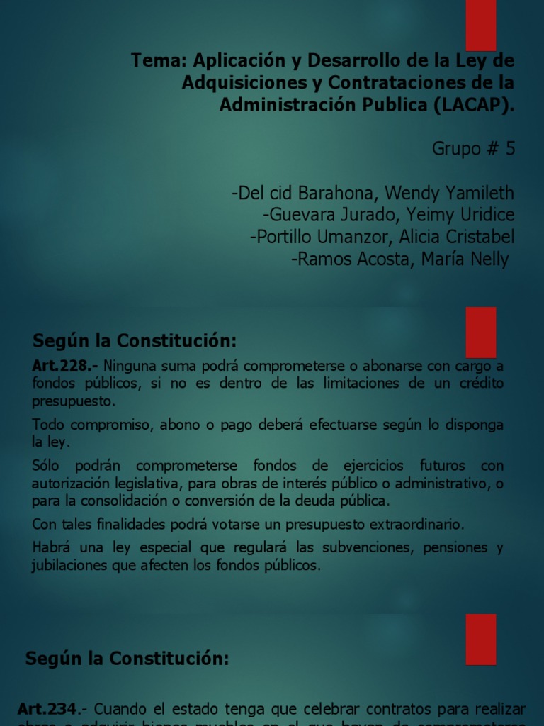 Presentación (Lacap) 1 | PDF | Administración Pública | Presupuesto