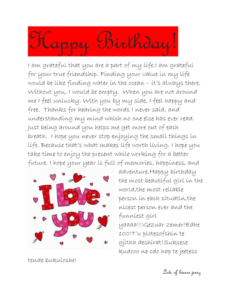 Happy Birthday | PDF