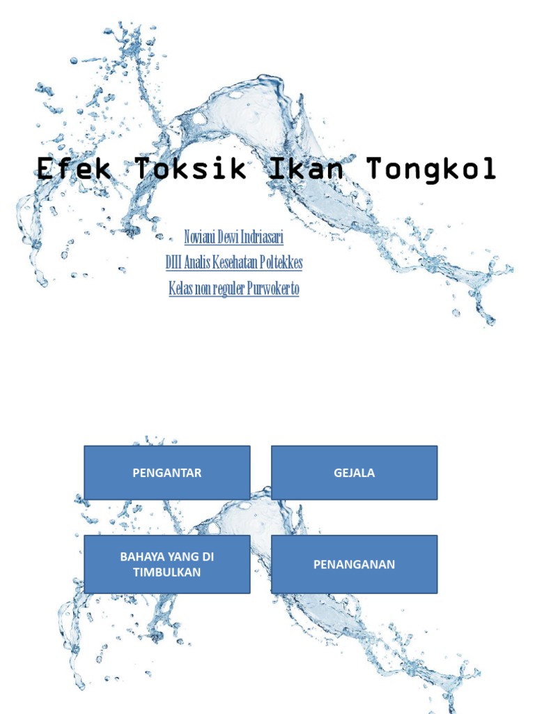 Efek Toksik Ikan Tongkol | PDF