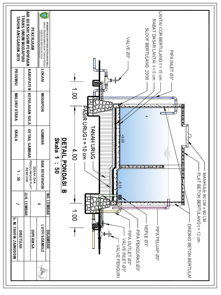 Gambar Reservoir Potongan PDF | PDF