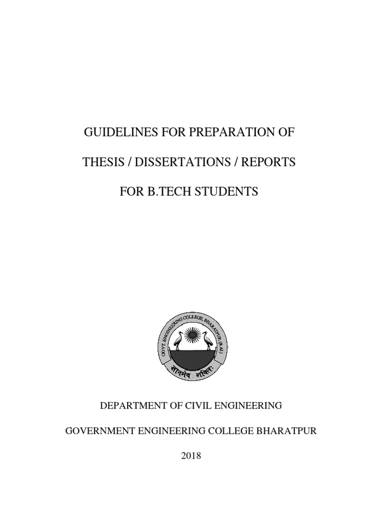 Project Thesis Format | PDF | Thesis | Citation