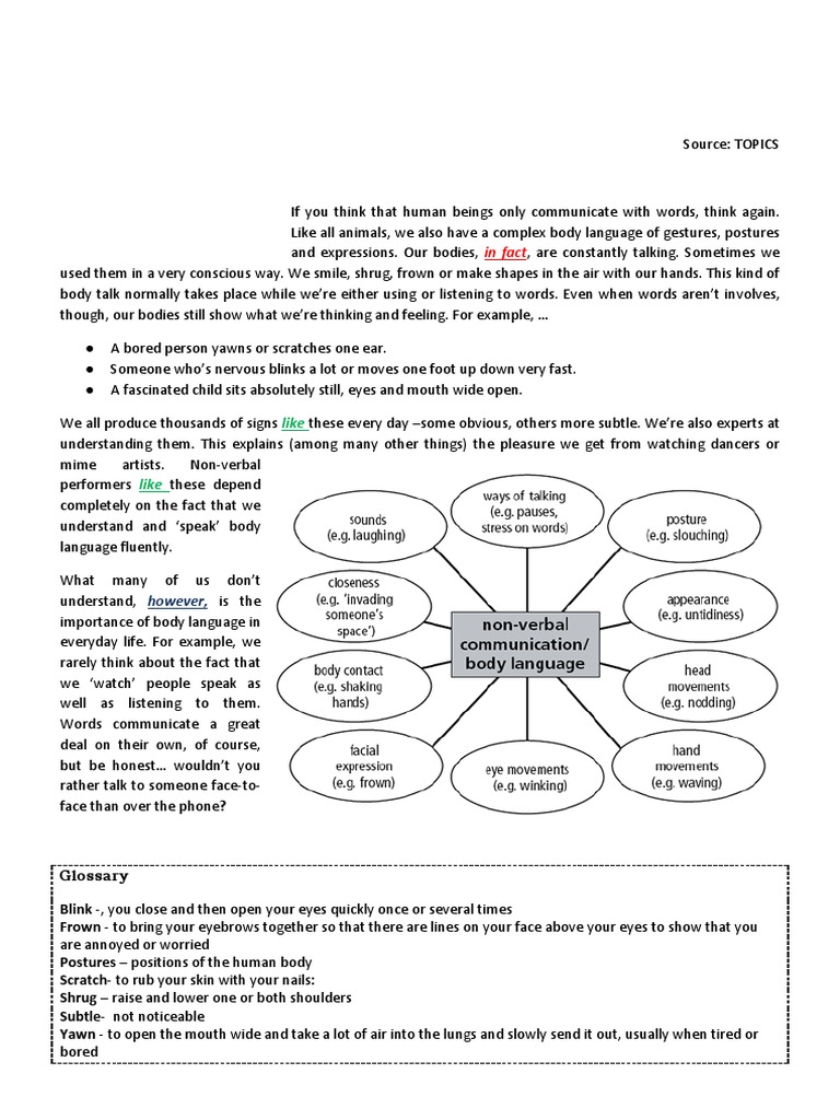 Body Language | PDF