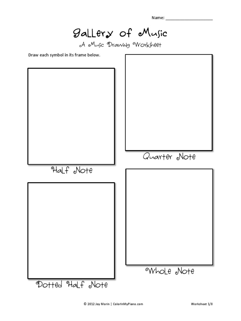 Basic Rhythm Worksheet Guide | PDF