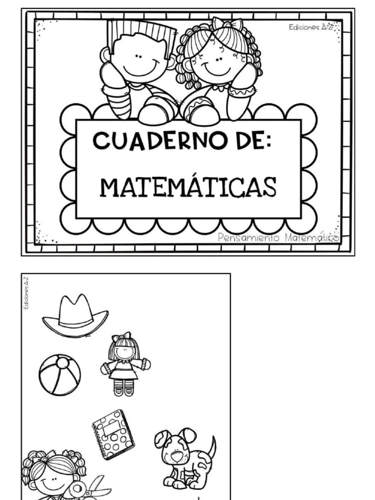 Cuaderno de Matemáticas para Niños | PDF