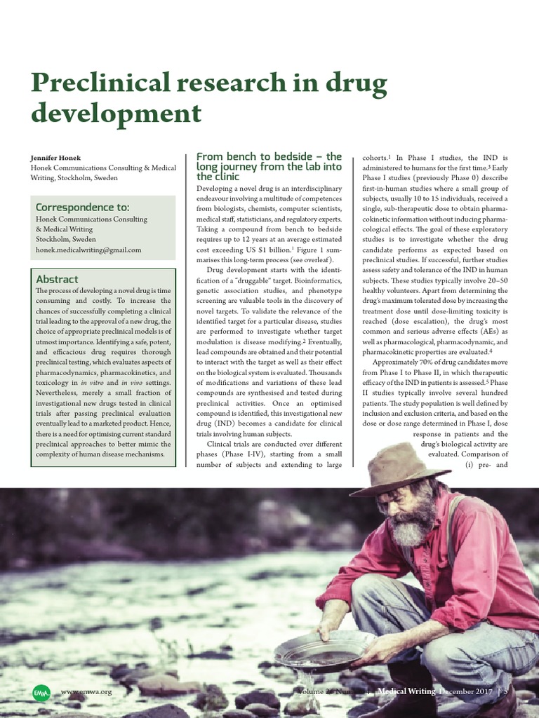 Preclinical Research PDF | PDF | Phases Of Clinical Research | Model ...