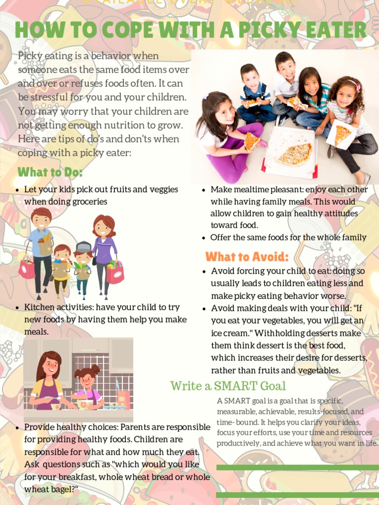 Picky Eater Presentation Handout Qi | PDF | Meal | Foods