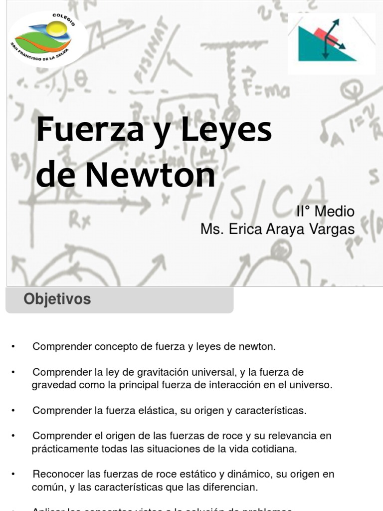 Clase 06-08 Fuerza y Leyes de Newton | PDF | Fricción | Fuerza