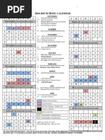 SCHS Bell Schedule Calendar Spring 24 25 | PDF