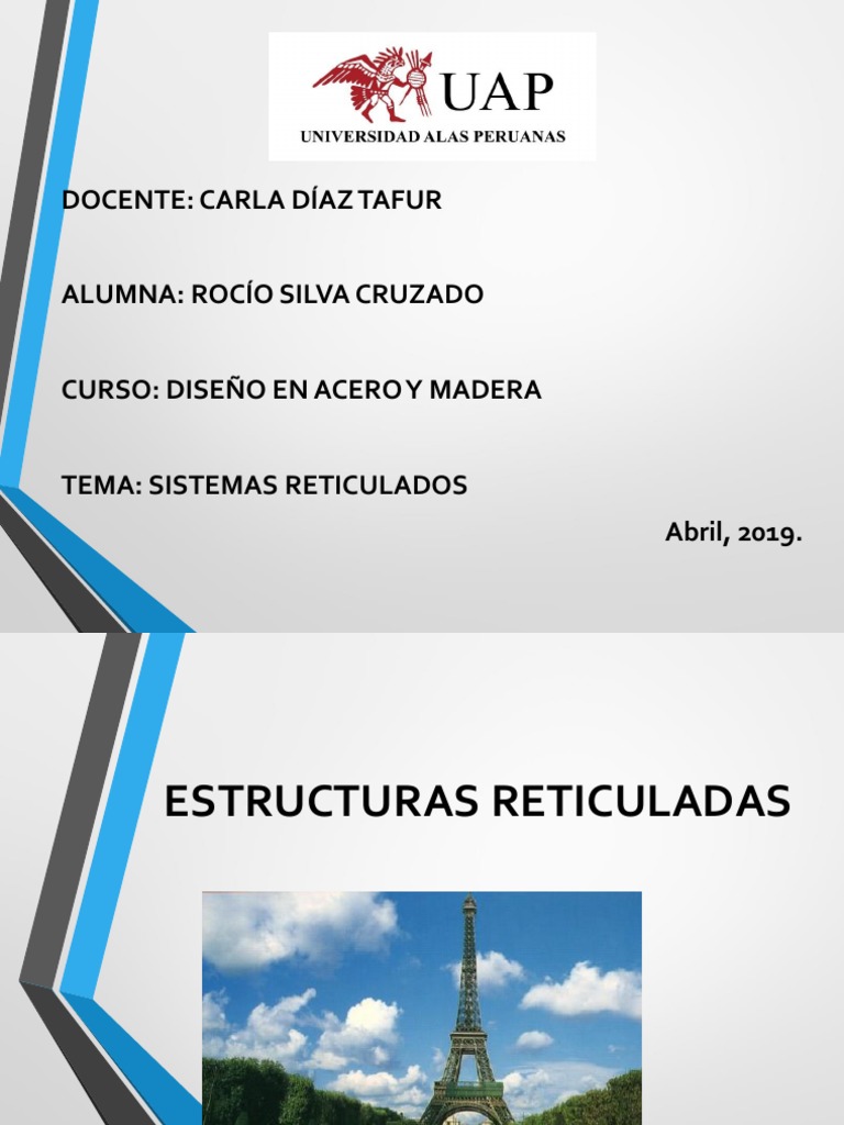 Estructuras Reticuladas | PDF | Braguero | Ingeniería mecánica