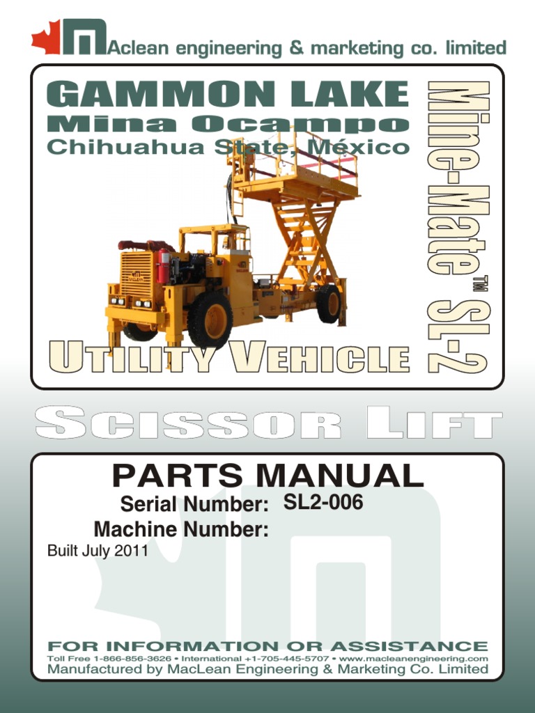 Parts Manual SL2-006 PDF | PDF | Piston | Washer (Hardware)