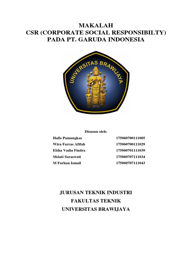CSR Garuda Indonesia: Program dan Dampak | PDF