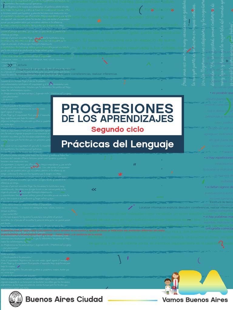 Progresiones de los Aprendizajes. Segundo ciclo. Prácticas del Lenguaje.pdf