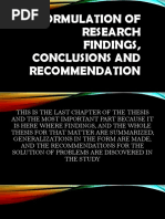 Reporting Findings, Drawing Conclusions, and Making Recommendations ...