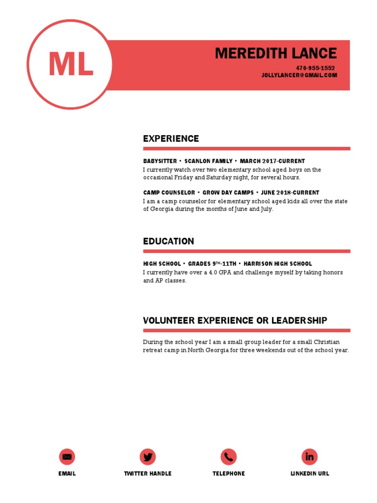 Resume 2019 | PDF
