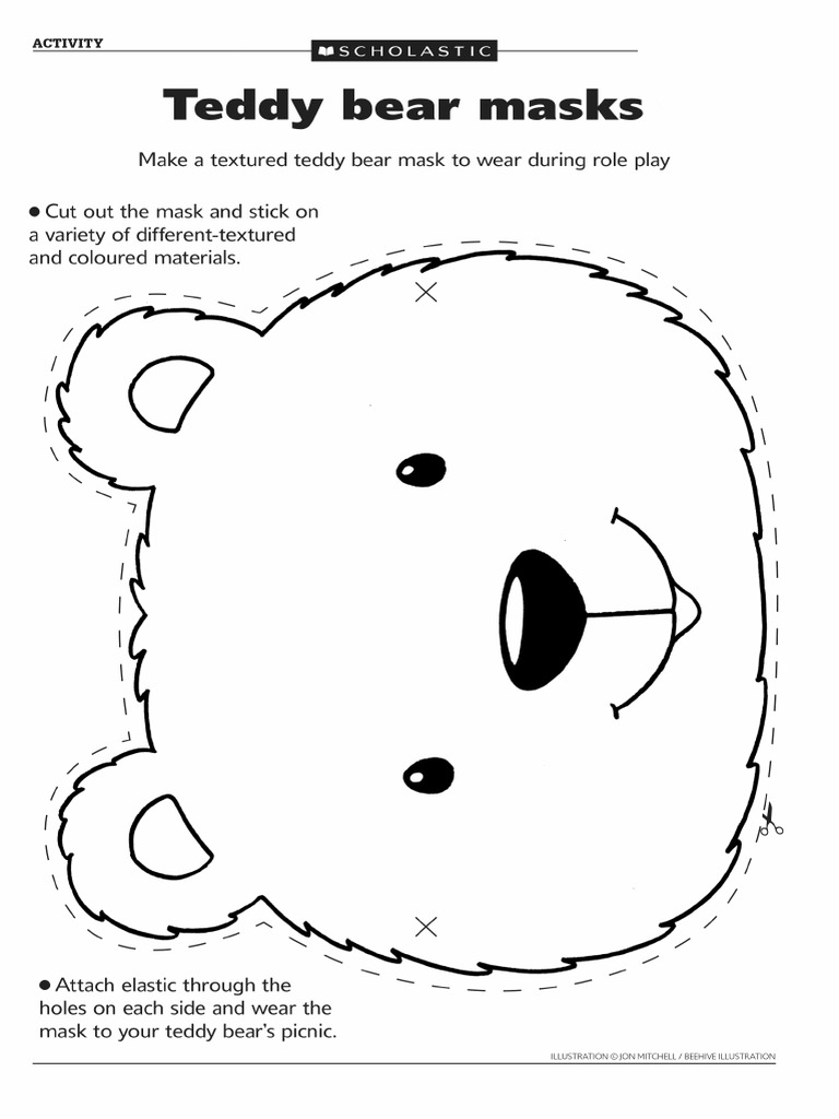 Teddy Bear Picnic Mask Ideas | PDF