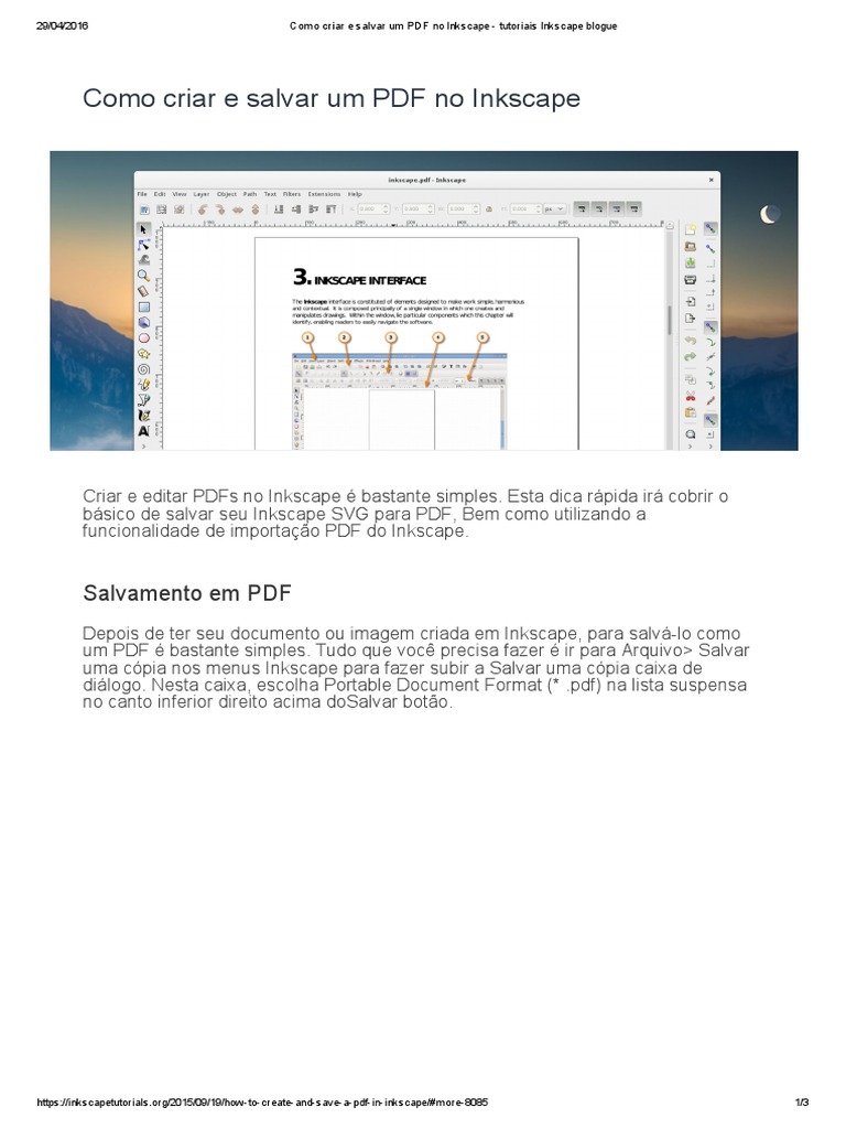 Como criar, salvar e abrir arquivos PDF no Inkscape: um guia passo-a ...