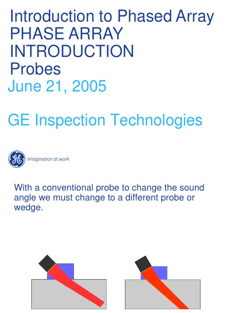 Phased Array Introduction Probes | PDF | Lens (Optics) | Optics