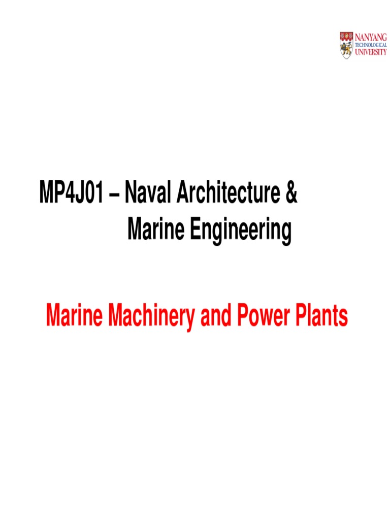 Marine Engineering Power Systems Overview | PDF | Marine Propulsion | Ships
