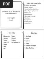 TRIM CALCULATIONS (LCB LCG Method) | PDF | Naval Architecture | Applied ...