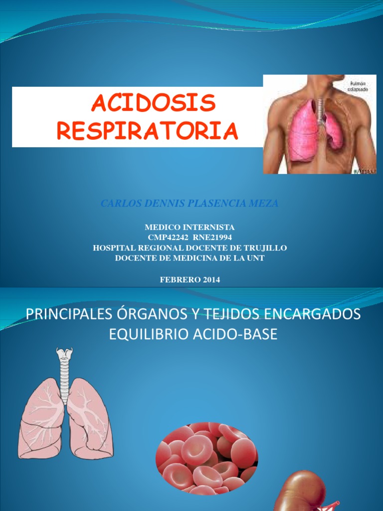 Acidosis Respiratoria 2014 | PDF | Fisiología | Especialidades Medicas