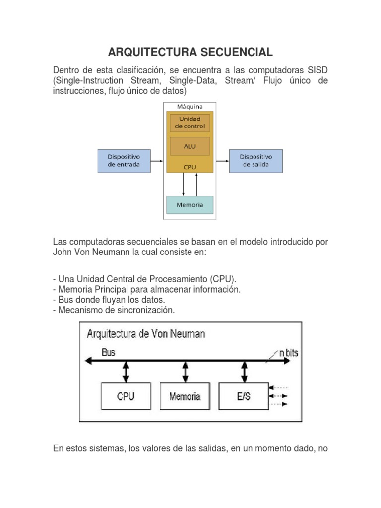 Arquitectura Del Computador | PDF | Unidad Central de procesamiento ...