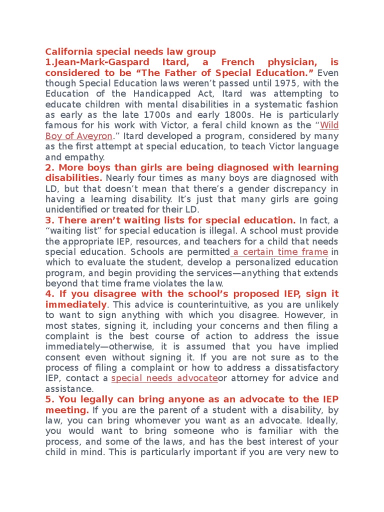Debunking Common Myths and Misconceptions About Special Education Laws While Highlighting the ...