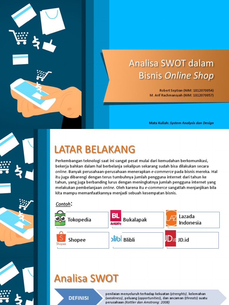 Analisa SWOT Bisnis Online Shop | PDF | Bisnis | Pengelolaan Keuangan ...