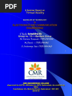 Virtual-Reality Project Report | PDF | Virtual Reality | Augmented Reality