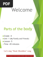 My Body - Grade 1 | PDF