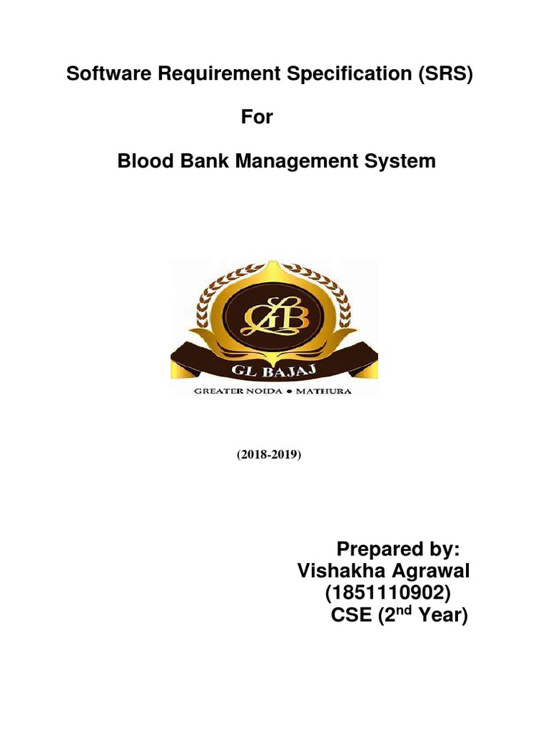 Blood Bank Management System (BBMS) | PDF | Blood Donation | Blood Transfusion