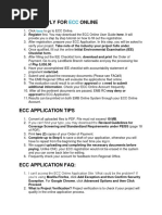 ECC Online Application Procedure Guide | PDF | Science & Mathematics ...