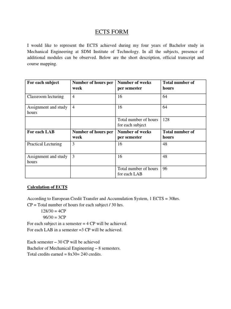 Ects | PDF | Machines | Mechanical Engineering