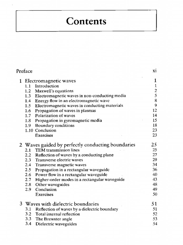 Carter Electromagnetic Waves - Microwave Components and Devices ...