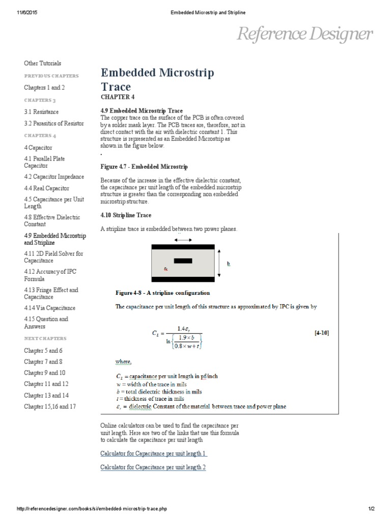 4embedded Microstrip and Stripline | PDF
