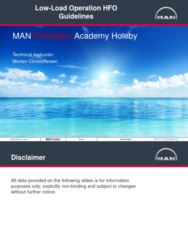 Low-Load HFO Operation Guide | PDF | Diesel Engine | Turbocharger