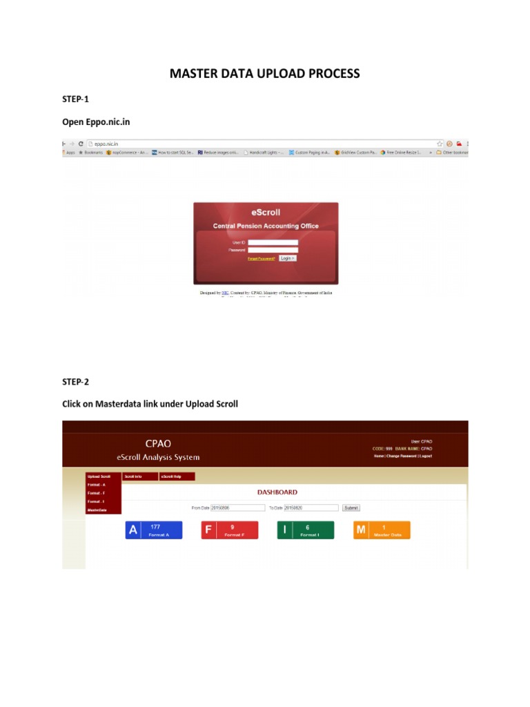 Master Data Upload Guide | PDF | Business | Computers