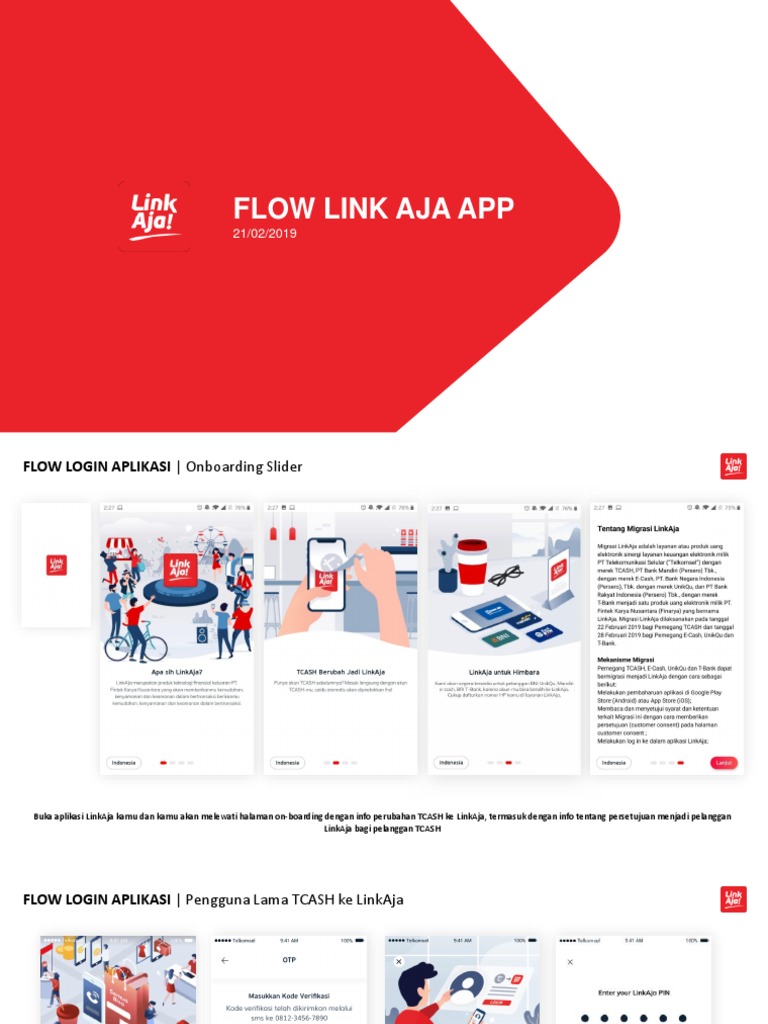 Flow Login LinkAja | PDF